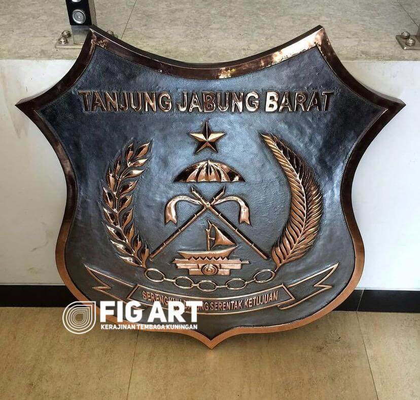 Logo Tembaga - Pembuatan Bermacam Model Dan Ukuran