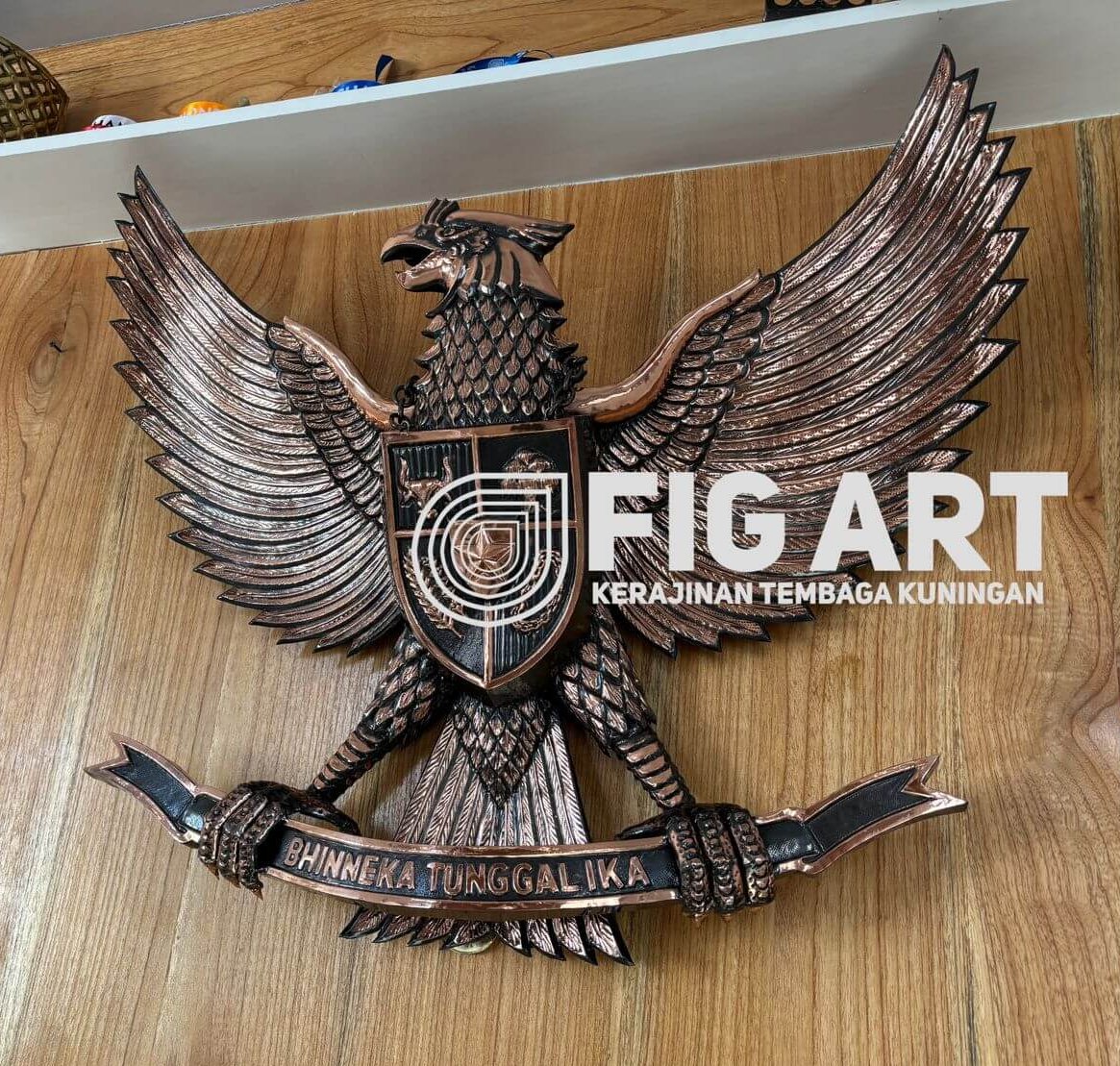Garuda Kuningan Tembaga - Kerajinan Tembaga Dan Kerajinan Kuningan Fig Art